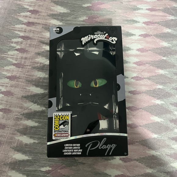 Toys | Miraculous Ladybug Plagg Figure With Green Eyes | Poshmark
